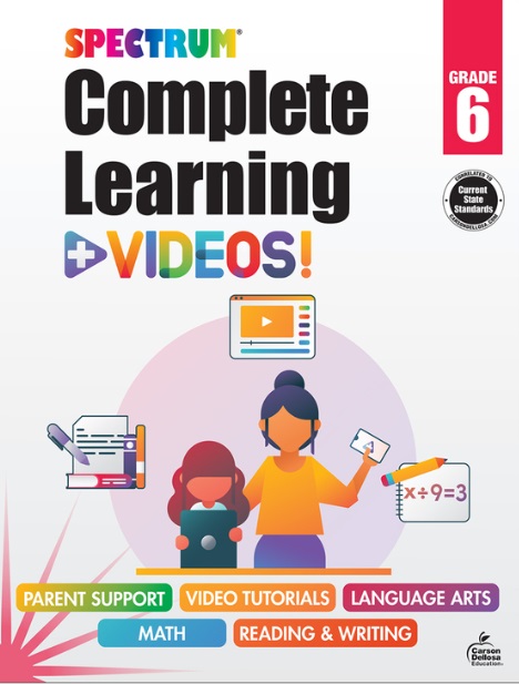 Complete Learning + Videos Workbook Grade 6 - Corner Bookstore