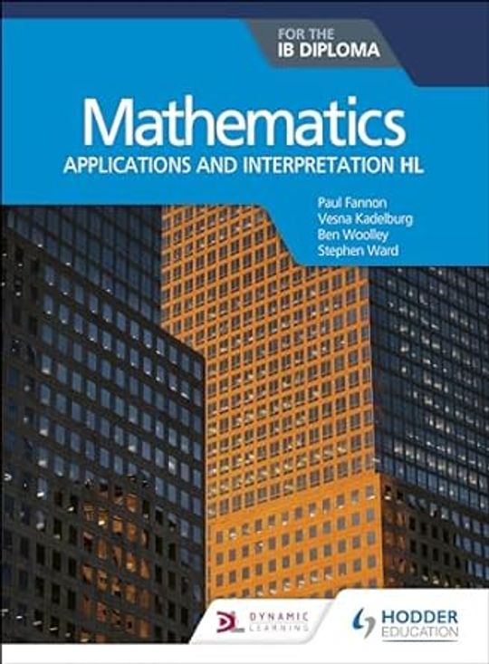 Mathematics:Applications and interpretation HL - Corner Bookstore
