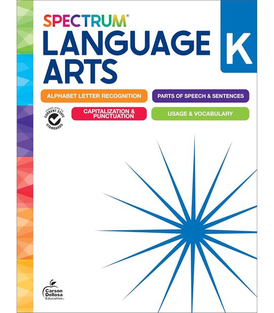 Spectrum Language Workbook Grade K - Corner Bookstore