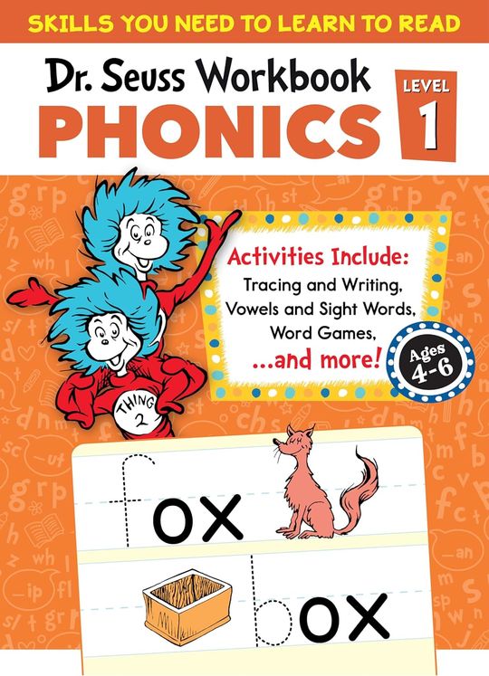 Dr. Seuss Phonics Level 1 Workbook - Corner Bookstore