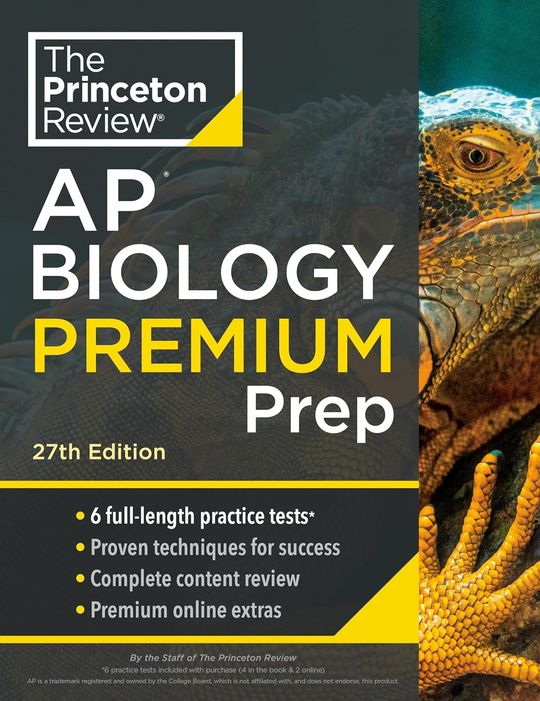 AP Biology Premium Prep, 27th Edition - Corner Bookstore