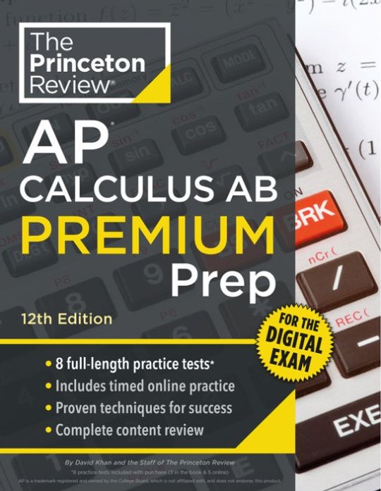 AP Calculus AB Premium Prep, 12th Edition - Corner Bookstore