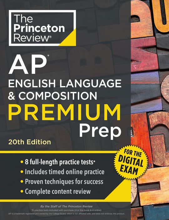 AP English Language Composition Premium Prep, 20th Edition - Corner ...