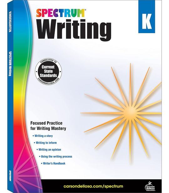 Spectrum Writing, Grade K - Corner Bookstore