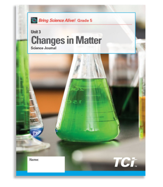 Exploring Science Grade 5 Unit 3 Changes in Matter Student Journal ...