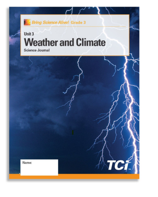 Exploring Science Grade 3 Unit 3 Weather and Climate Student Journal ...