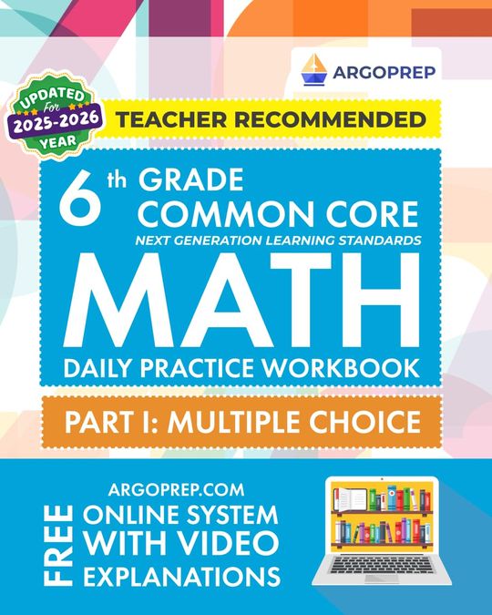 Common Core Math Daily Practice Workbook Grade 6 - Corner Bookstore