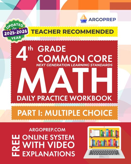 Common Core Math Daily Practice Workbook Grade 4 - Corner Bookstore