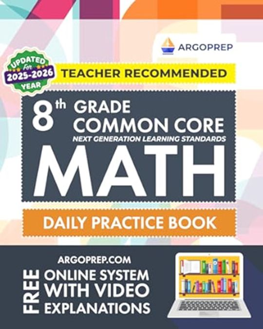Common Core Math Daily Practice Workbook Grade 8 - Corner Bookstore
