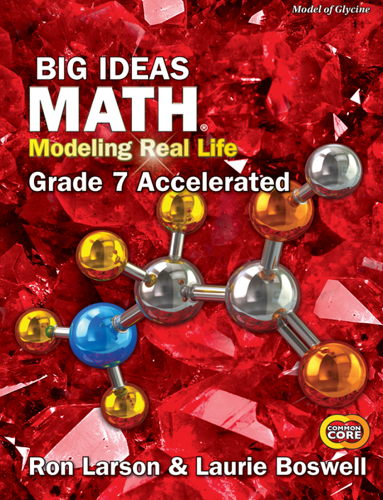 Modeling Real Life - Grade 7 Accelerated Common Core Edition - Corner ...