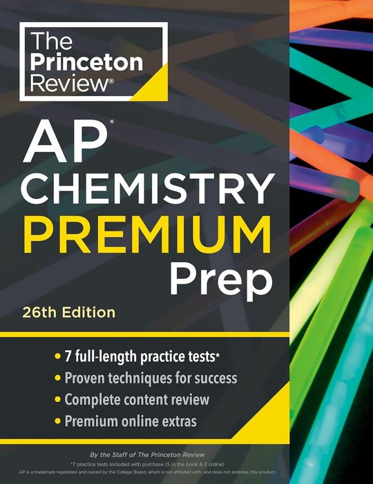 AP Chemistry Premium Prep, 26th Edition - Corner Bookstore