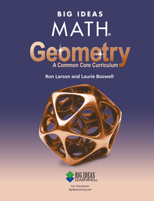 Geometry Common Core Curriculum Edition - Corner Bookstore