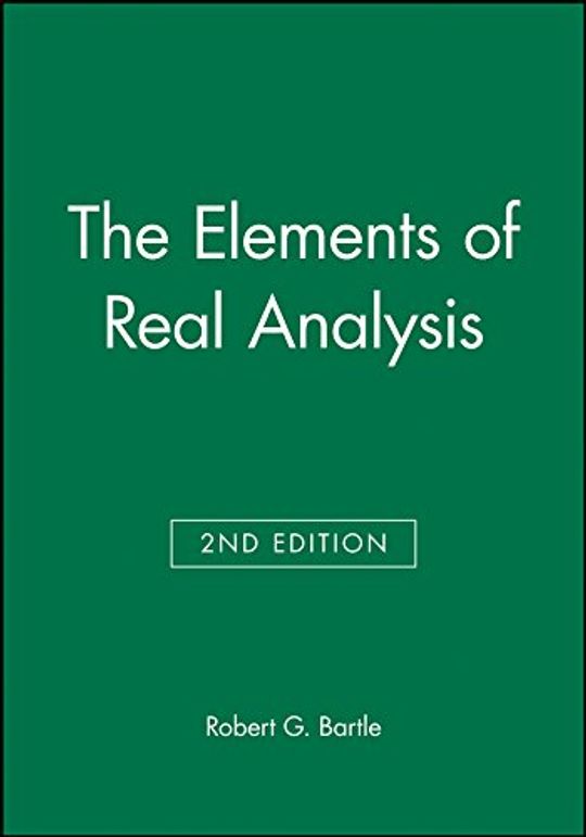 The Elements of Real Analysis 2/e - 麗文校園購∣師生教育優惠 • 線上一起GO！麗文1460日